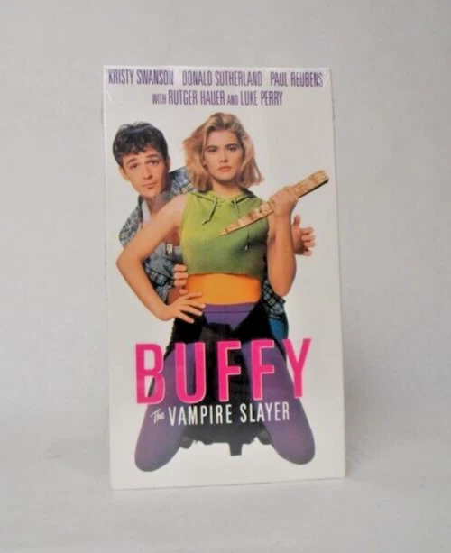 BUFFY THE VAMPIRE Slayer Sealed VHS Tape Luke Perry Fox Video Watermark ...