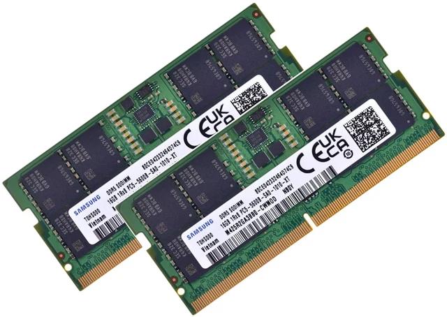 2X 16GB 32GB RAM SO DIMM DDR5 5600 Mhz PC5 f. Beelink Mini PC Pro GTR7 ...