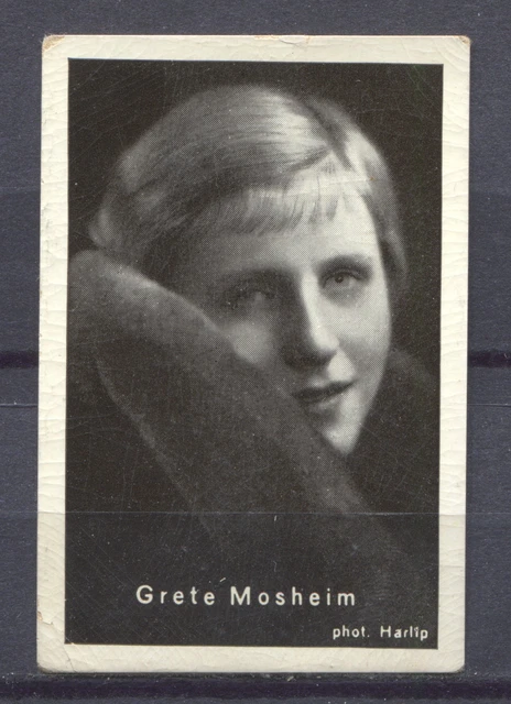 CARTA COLLEZIONABILE FILM vintage Grete Mosheim sigarette n. 148 EUR 2 ...
