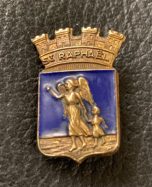 ANCIEN INSIGNE BADGE BLASON ST. RAPHAEL Emaillee EUR 12,50 - PicClick FR