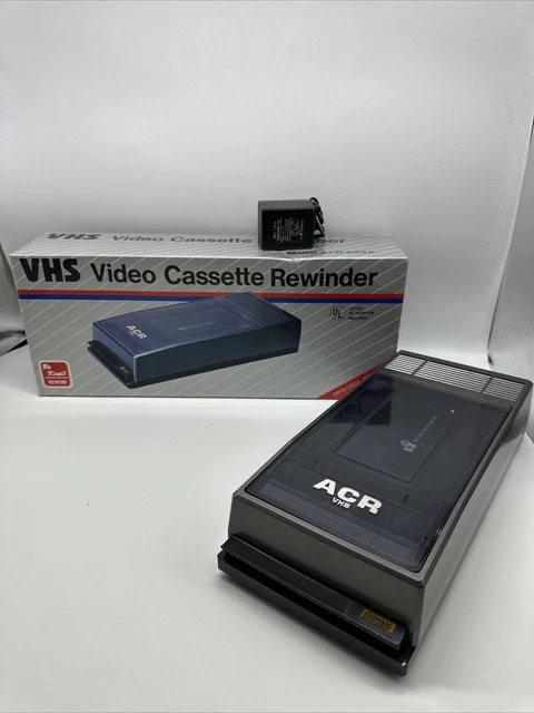 ACR VHS VIDEO Cassette Rewinder, Model ACR-659A, Vintage, Tested ...