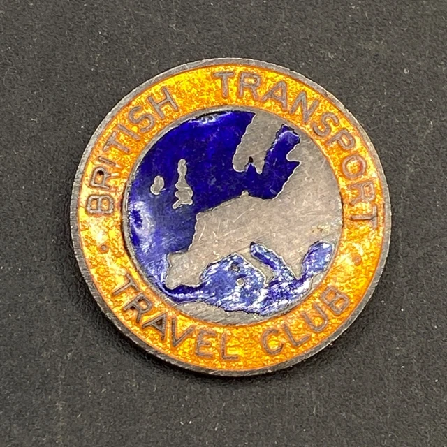 BRITISH TRANSPORT TRAVEL Club Badge British Railway 1980's Collectable ...