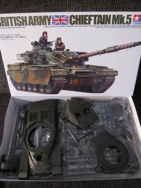 BRITISH ARMY MAIN Battle Tank Chieftain Mk. 5 by Tamiya 1:35 Scale *NEW* £26.94 - PicClick UK