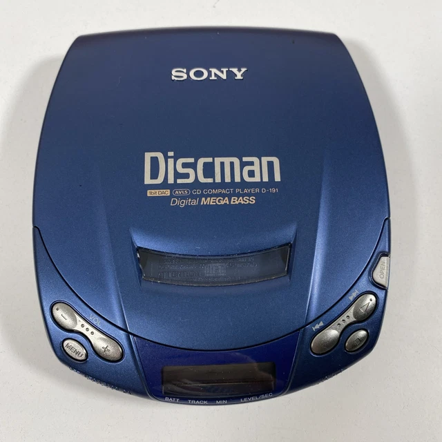 WORKING VINTAGE SONY CD WALKMAN D-191 portable DISCMAN PLAYER £39.99 - PicClick UK