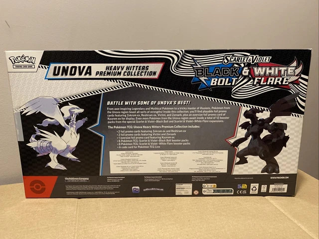 POKÉMON UNOVA HEAVY Hitters Premium Collection Costco Black Bolt White ...