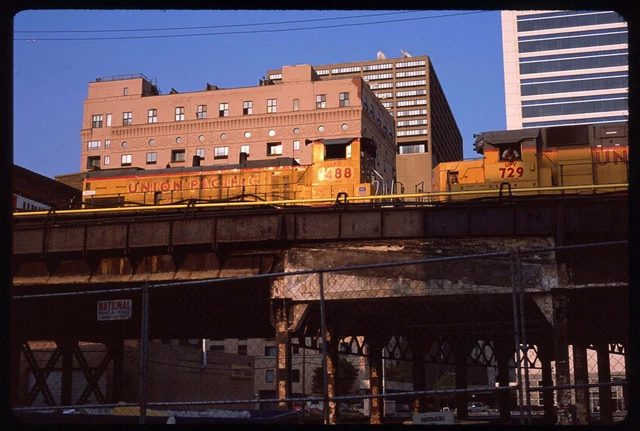 ORIGINAL RAIL SLIDE - UP Union Pacific 1488+ Chicago IL 6-2002 - NON ...