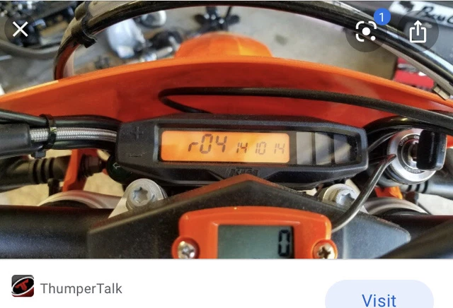 KTM EXC EXF Enduro Speedo Battery 3v R04 Fault Code Head unit Display ...