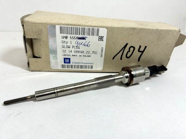 ORIGINAL GM GLÜHKERZE mit Sensor Opel Mokka X Astra J 55590466 EUR 169 ...
