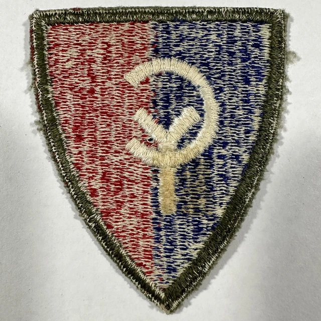 WWII WW2 WORLD War US Army 38th infantry division Patch cut edge ...