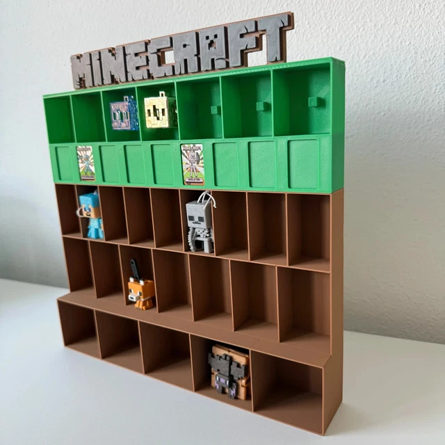 BACHECA ESPOSITORE MINECRAFT 2026 completa kinder joy Sorpresine NUOVA ...