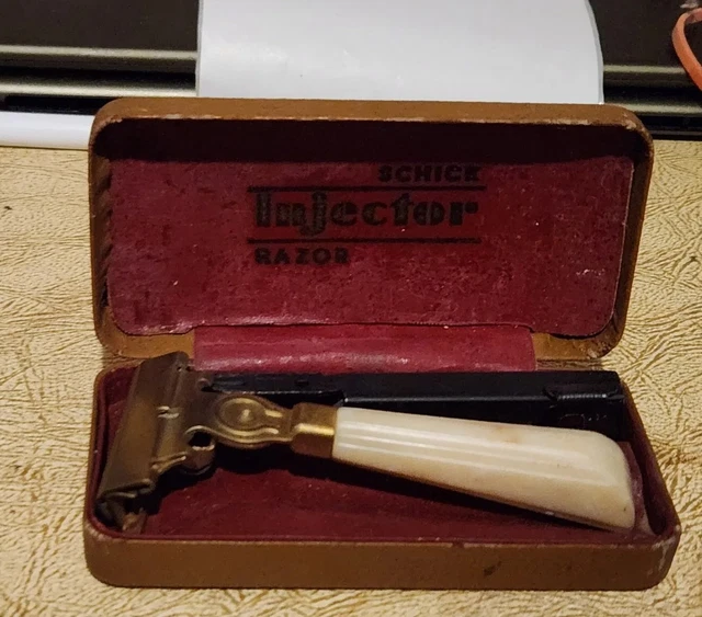 VINTAGE SCHICK Injector TYPE D Single Edge Safety Razor NICE & Clean ...