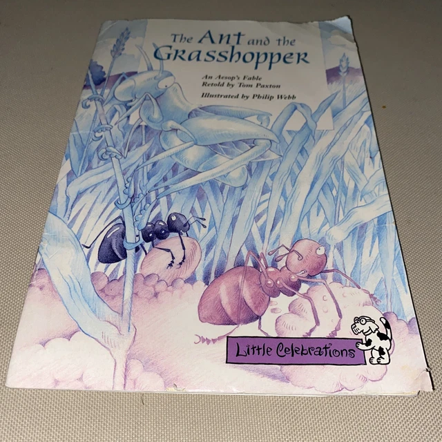 THE ANT AND the Grasshopper: An Aesop's Fable- paperback, Tom Paxton ...