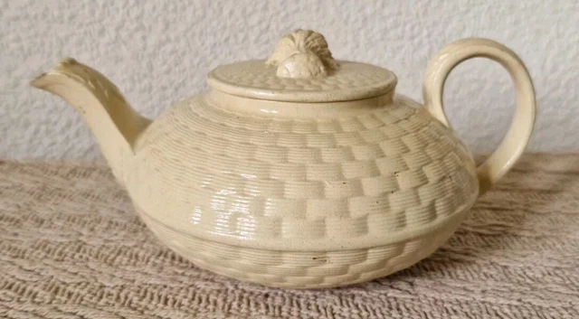 ANTIQUE WEDGWOOD STONEWARE WHEAT PATTERN TEAPOT c.1864 £0.99 - PicClick UK