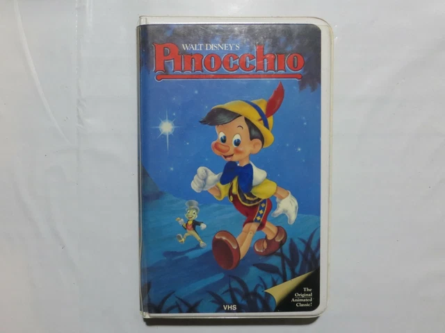 PINOCCHIO DISNEY CLASSIC VHS Black Diamond Edition in Clamshell O3 £38. ...