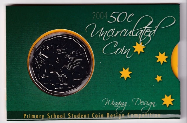 AUSTRALIA: 2004 50 Cent Primary Student Design Unc Coin .... EUR 9,22 ...