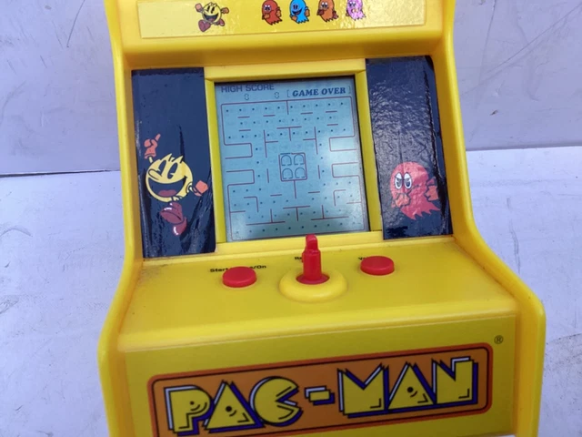PAC MAN DESKTOP Mini Arcade Machine Retro 80s Pacman Game Working £15. ...
