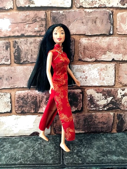 DISNEY MULAN DOLL Red Gold Dress Vintage 1997 £14.99 - PicClick UK