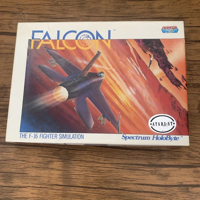 FALCON ATARI ST The F-16 Fighter Simulation 1987 Boxed £12.95 - PicClick UK