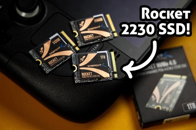 SABRENT STEAM DECK ROG Ally Internal SSD (Rocket NVMe 4) High ...