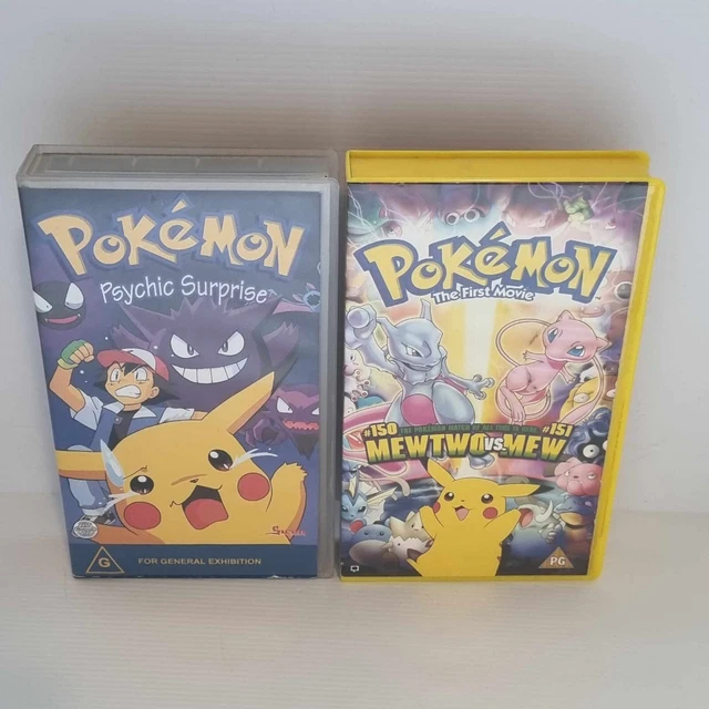 POKEMON VHS CASSETTE Tape Pikachu Anime Shogo Aoyama First Movie Series ...
