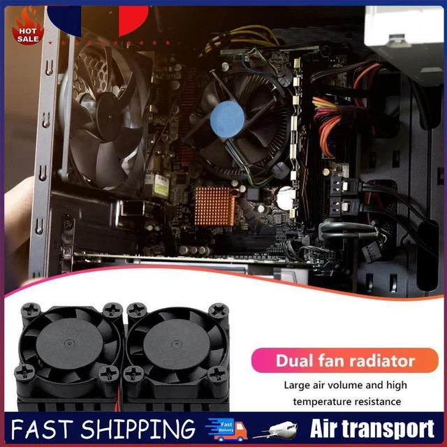 DUAL FAN WITH Heatsink RAM LAN Heatsink Kit for Raspberry Pi 3 Model B+ ...