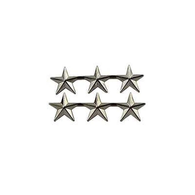 WW2 PAIR OF WW2 US Army Officer 3 Star Lieutenant General Rank Badges ...