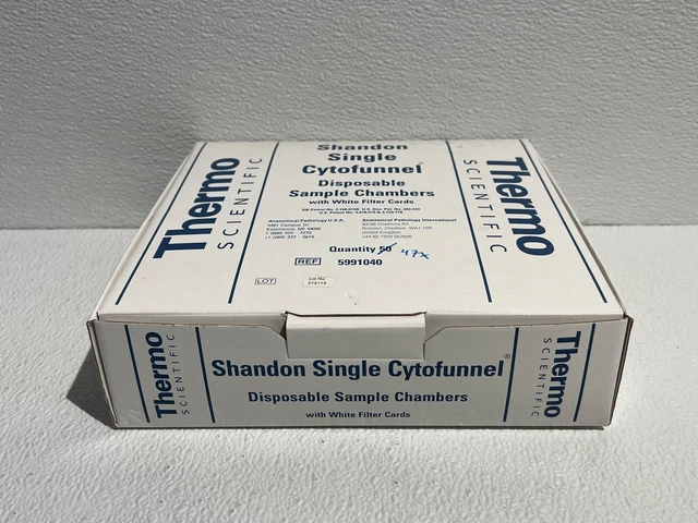 THERMO SCIENTIFIC SHANDON Single Cytofunnel Disposable Sample Chamber ...