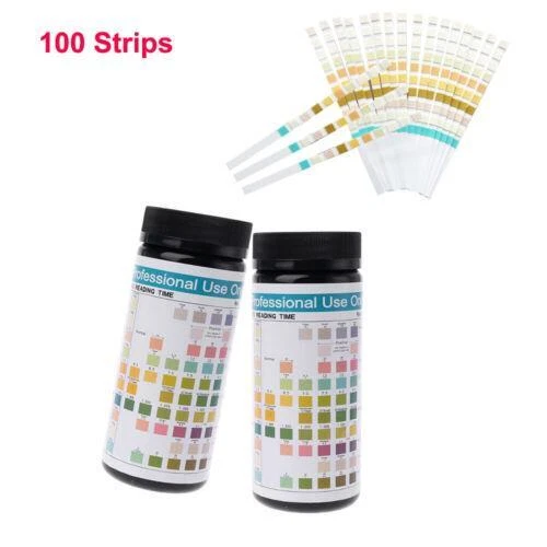 URINE DIPSTICK 10 Parameter URS-10T Urinalysis Reagent 100 Test Strips ...