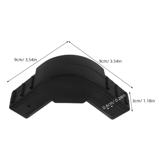 4PCS RIGHT ANGLE Elbow Tube Connector - Square Tube Adapter - Bed Frame ...