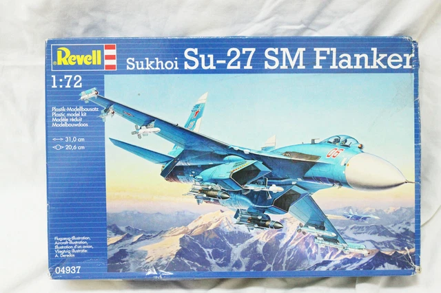 1:72 REVELL 04937 Sukhoi Su-27 SM flanker - pas d'autocollants EUR 4,00 ...