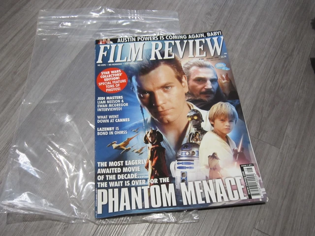 FILM REVIEW MAGAZINE ,August 1999 , No 584 ,Star Wars ,Ewan McGregor ...