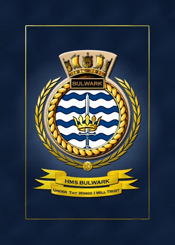 HMS BULWARK SHIPS Badge/Crest - Hundreds Of Hm Ships In Stock £19.99 ...