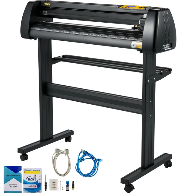 VEVOR VINYLE PLOTTER de Découpe 87 cm Machine de Traceur de Coupe avec 3 Lames EUR 335,49 ...
