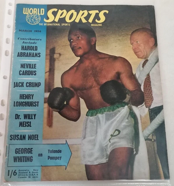 MAGAZINE - WORLD Sports Magazine March 1954 Geoff Whiting On Yolande ...