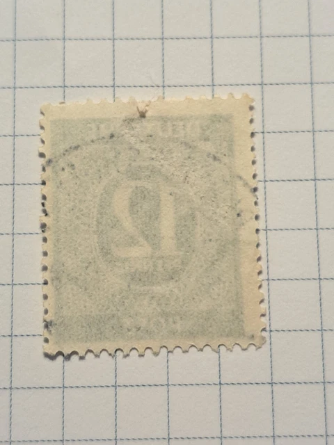 BRIEFMARKE DEUTSCHE POST 12 Pfennig. Gestempelt. EUR 1,00 - PicClick DE