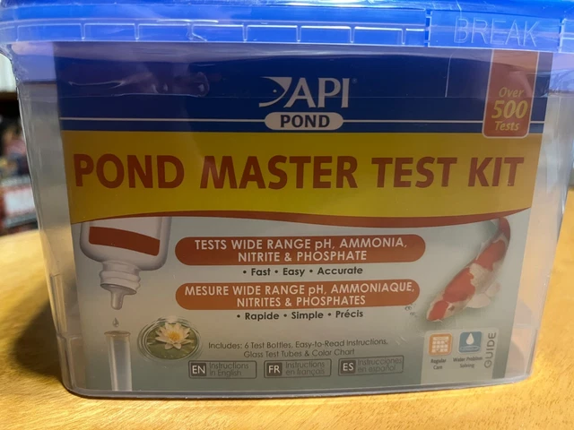 API POND MASTER Test Kit 500+ Pond Water Tests pH Ammonia Nitrite ...