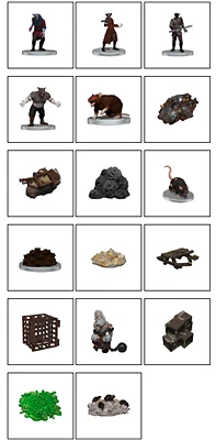 D&D ICONS OF the Realms: Adventure in a Box - Wererat Den - EN EUR 152 ...