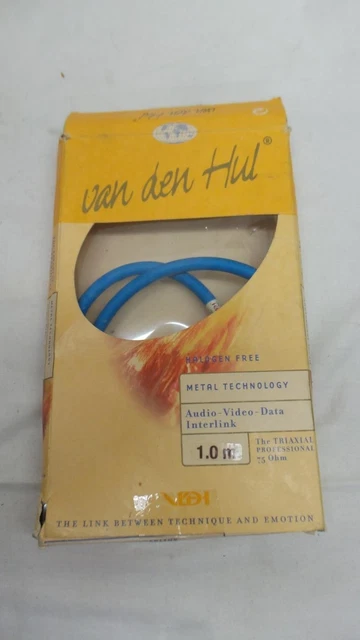VAN DEN HUL The Triaxial Professional 1m Cable boxed £70.00 - PicClick UK