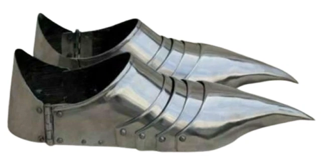 MEDIEVAL ARMOR SHOES Sabatons Feet Armor Steel LARP Warrior Costume ...