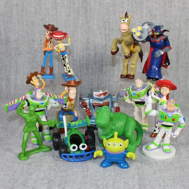 TOY STORY DISNEY Pixar PVC Figures 15x Movies Movies Vintage Mixed Play ...