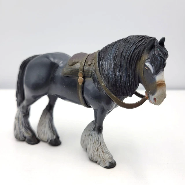 DISNEY PIXAR BRAVE Angus Horse Figure 5" PVC Cake Topper Clydesdale ...