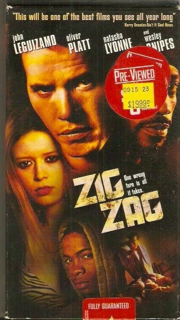 ZIG ZAG (2002) Wesley Snipes - Columbia Tristar Home Entertainment ~ VHS EUR 4,46 - PicClick FR