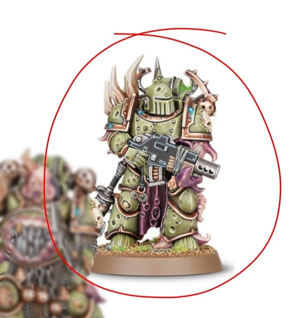 WH 40K CHAOS Space Marines Death Guard 8th edition Plague Marine ...