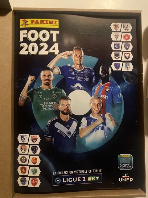 RARE ALBUM PANINI FOOT 2024 LIGUE 2 BKT Sous Blister + Set Complet ...