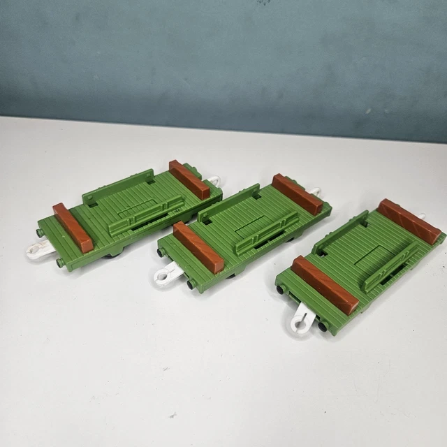 TOMY PLARAIL TRACKMASTER Flatbed Bundle 3x Thomas The Tank Engine RARE ...