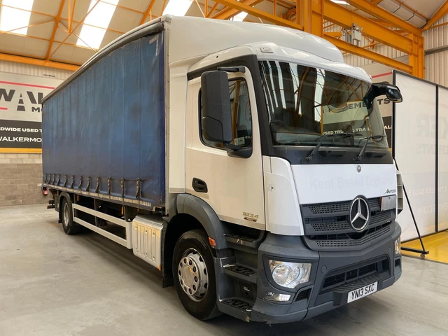 MERCEDES BENZ ANTOS 1824 *Euro 6*, 4X2 Curtainsider £8,450.00 - PicClick UK