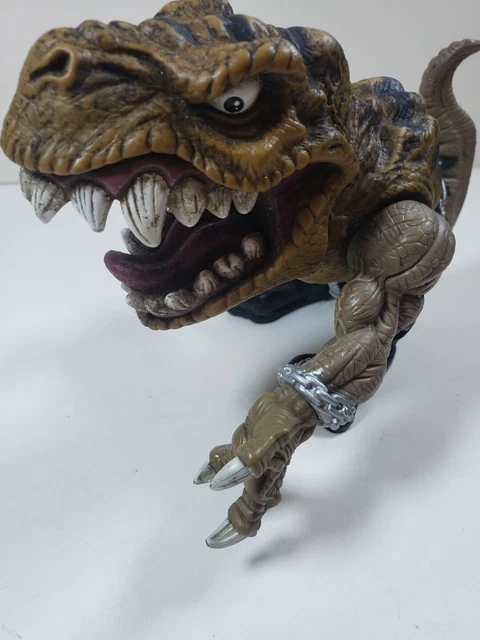 MATTEL STREET SHARKS Extreme Dinosaurs T-Bone T-Rex Action Figure 1996 ...