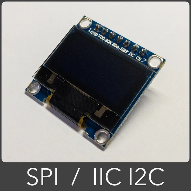 OLED DISPLAY MODULE 0.96" 128x64 SPI / IIC I2C SSD1306 - White $8.00 ...