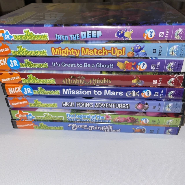 NICK JR THE Backyardigans Lot Of 8 DVDs Nickelodeon Volcano Ghost Mars ...