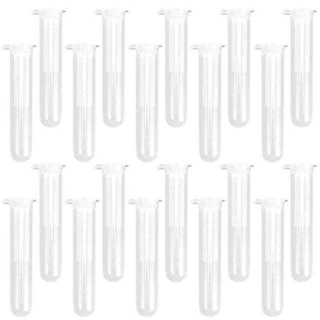 FALCON CONICAL TUBES Sample- Vials Centrifuge Test Tube Storage Tubes ...